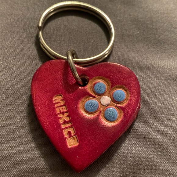 Accessories | Vintage Leather Handmade Mexico Keychain Souvenir | Poshmark